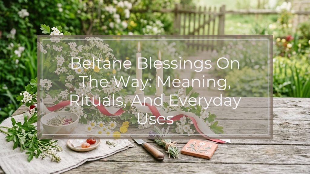 Beltane Blessings on the Way: Meaning, Rituals, and Everyday Uses ...